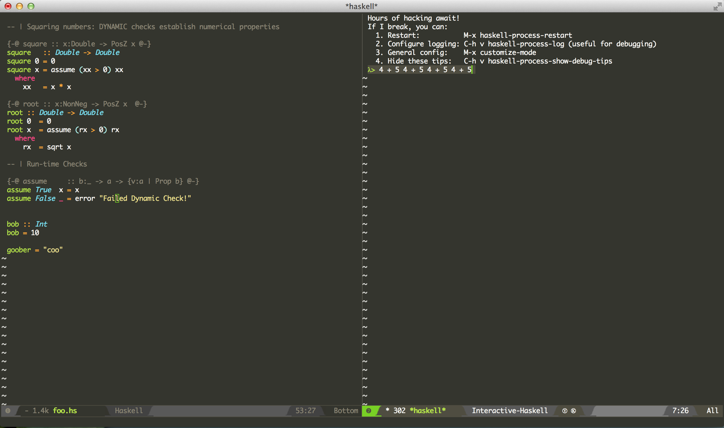 Haskell Interactive Shell Stuck in Insert Mode? · Issue #445 · syl20bnr/spacemacs · GitHub
